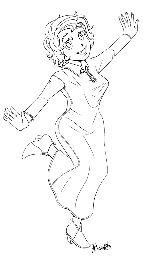 Emily - Free Line Art - Stardew Valley by hinoraito on DeviantArt