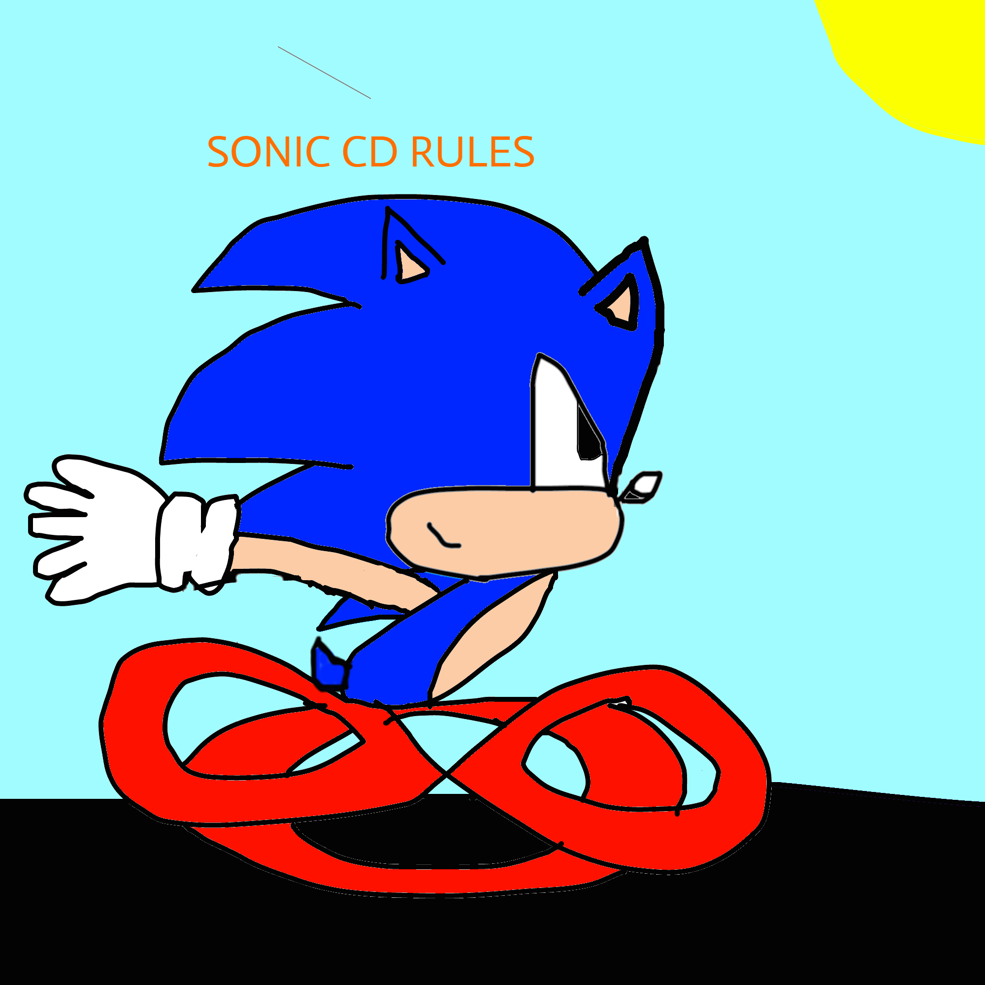 Sonic's too fast! SONIC CD by anytimefan3450 on DeviantArt