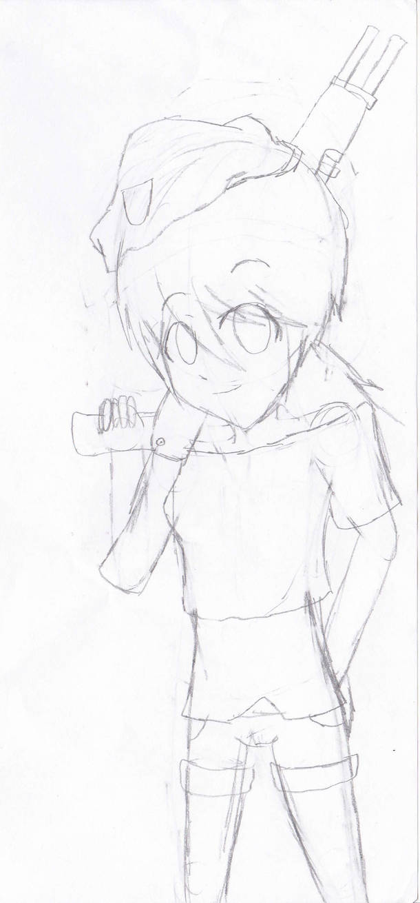 Kat (sketch) by startheneko on DeviantArt