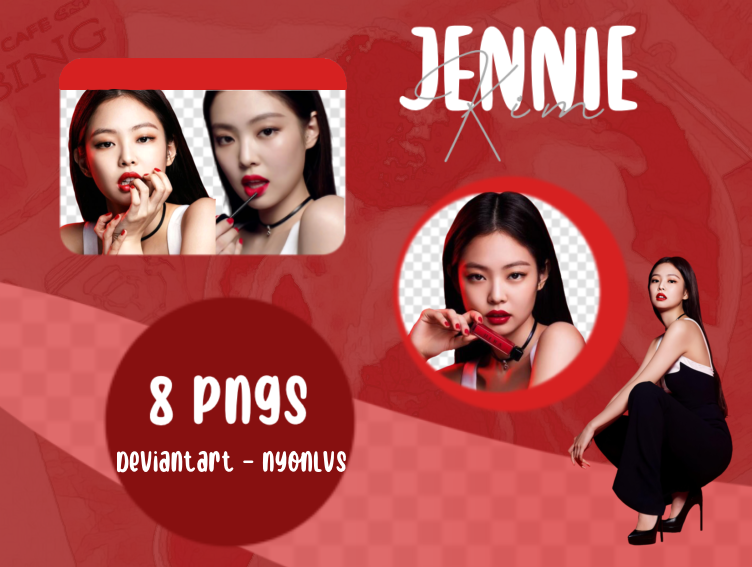 Jennie Kim Png Pack #1 by nyonlvs on DeviantArt