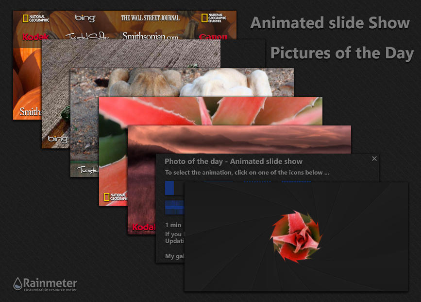 Animated slide show - Pictures of the Day by WwGallery on DeviantArt