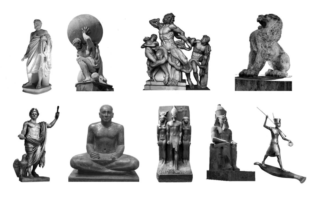 Brushes - Statues by Immrgy on DeviantArt