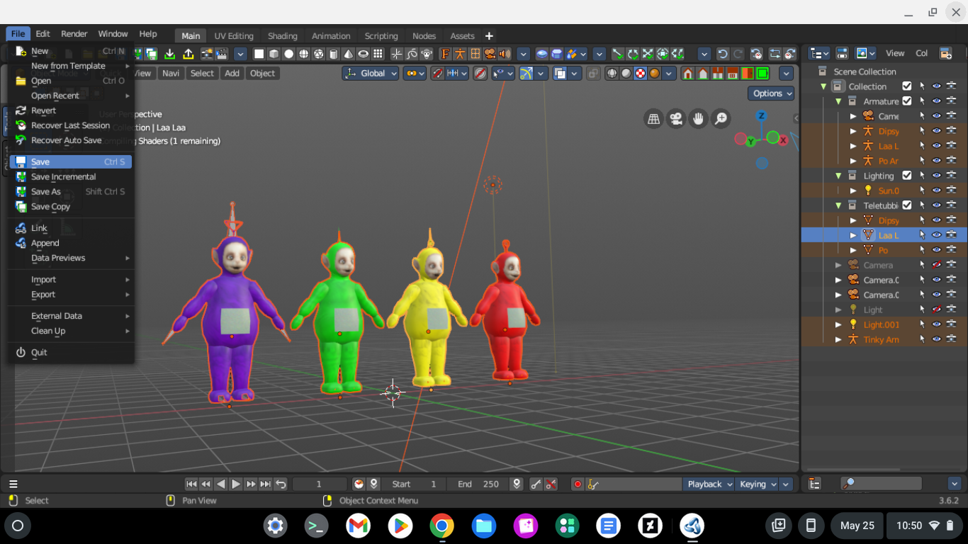 Teletubbies models - blender! FREE DOWNLOAD! by Sunbeam352 on DeviantArt