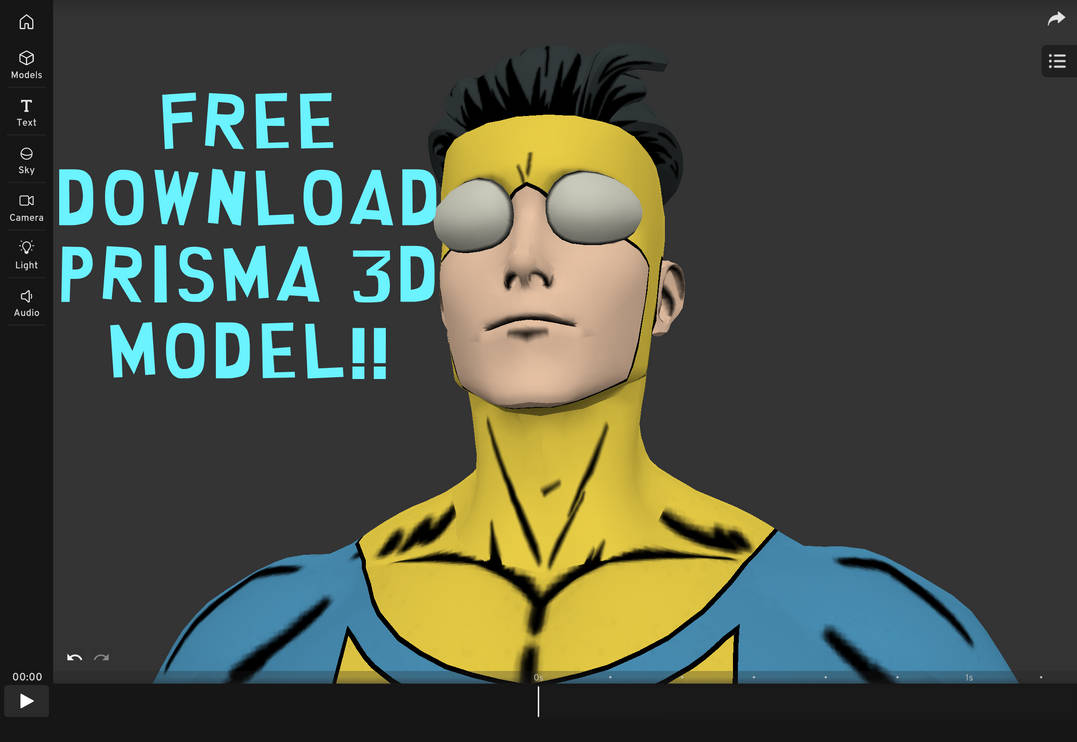 Prisma 3D - mark invincible Free model by Sunbeam352 on DeviantArt