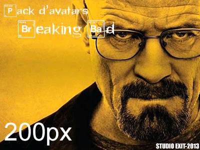 Pack avatars breaking bad 200px by Black-adrac-star on DeviantArt