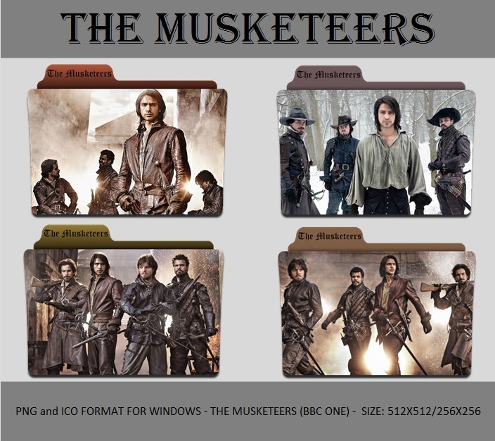 The Musketeers Icon Folder Pack by Llyr86 on DeviantArt