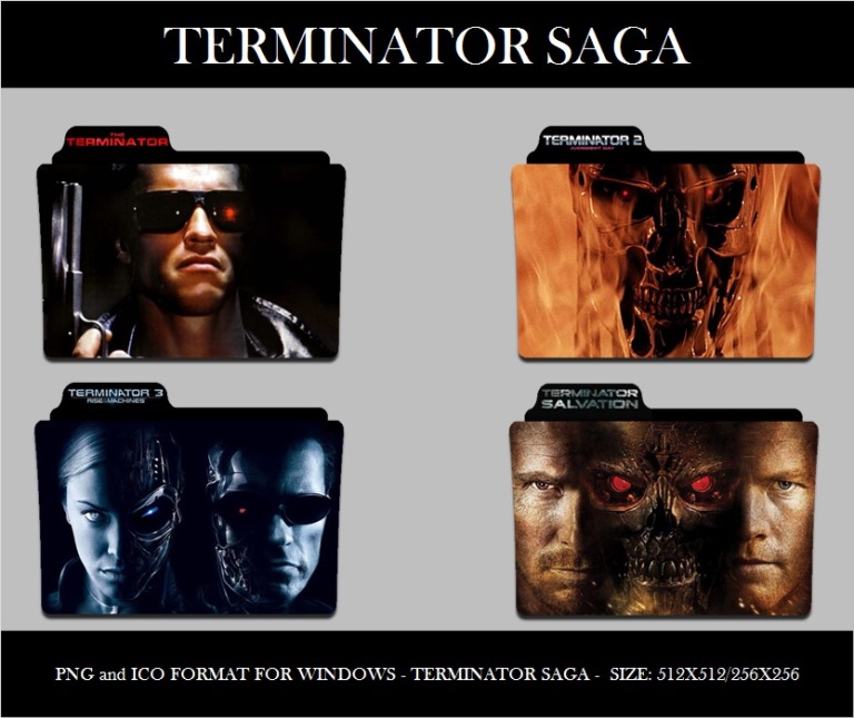 Terminator Saga (Folder Icons) by Llyr86 on DeviantArt