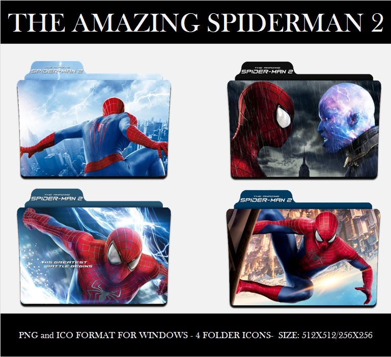 The Amazing Spiderman 2 (Folder Icon Pack) by Llyr86 on DeviantArt