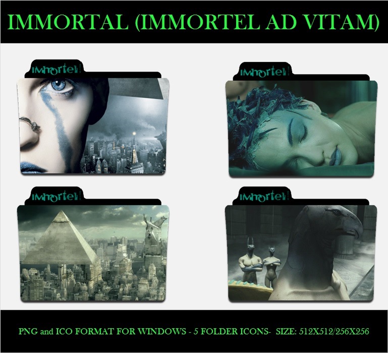 Immortal (Immortel Ad Vitam) Folder Icon Pack by Llyr86 on DeviantArt