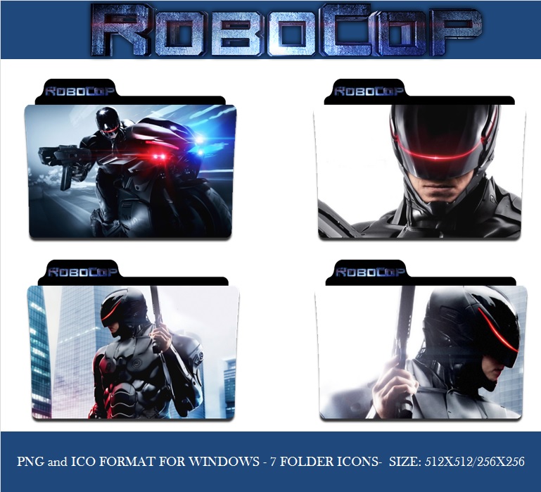 Robocop 2014 (Folder Icon Pack) by Llyr86 on DeviantArt