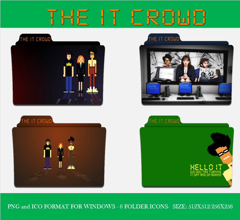 The IT Crowd (Folder Icon Pack) by Llyr86 on DeviantArt