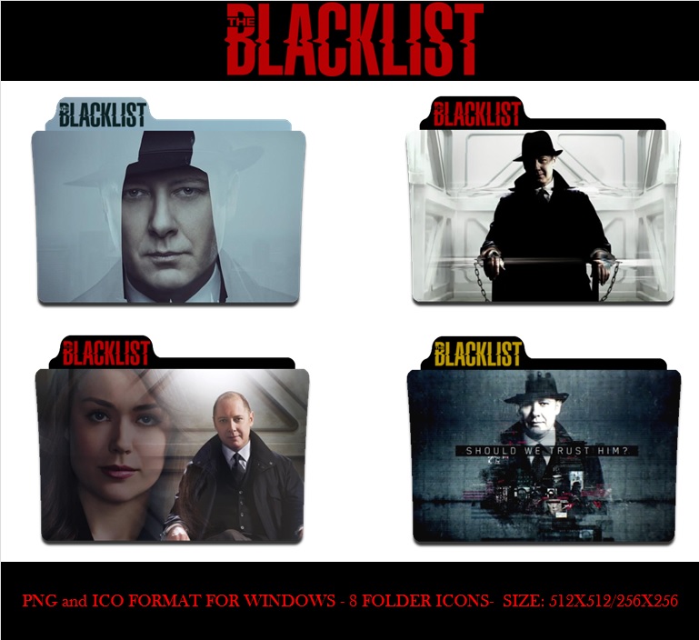The Blacklist (Folder Icon Pack) by Llyr86 on DeviantArt