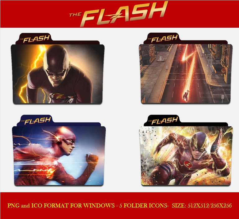 The Flash (CW) (Folder Icon Pack) by Llyr86 on DeviantArt