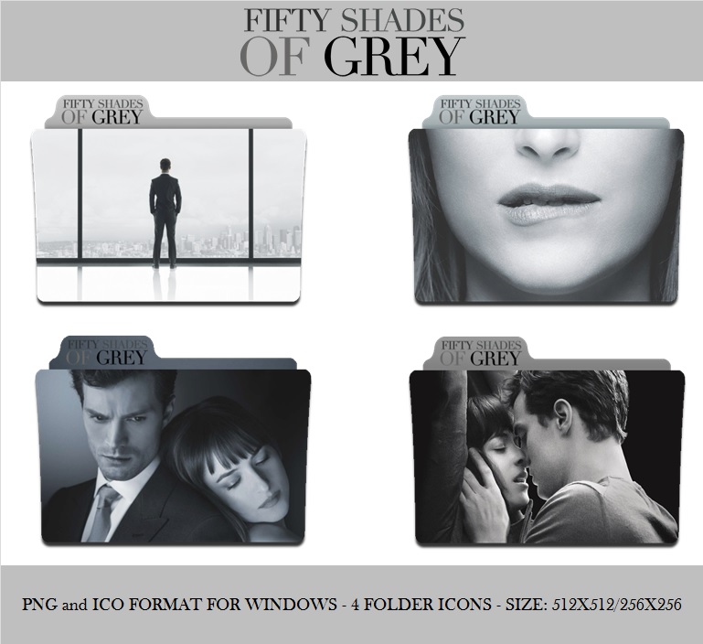 Fifty Shades of Grey (Folder Icon Pack) by Llyr86 on DeviantArt