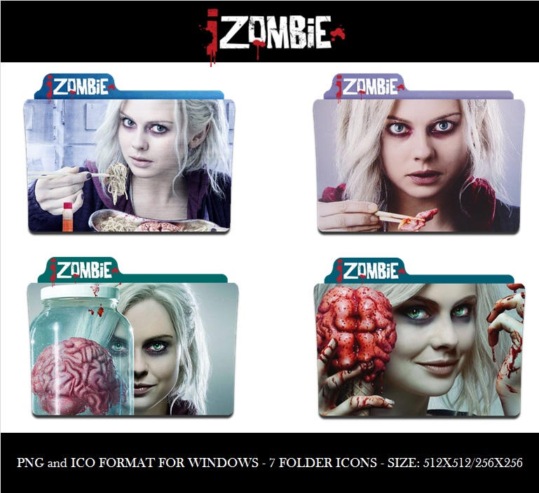 iZombie (Folder Icon Pack) by Llyr86 on DeviantArt