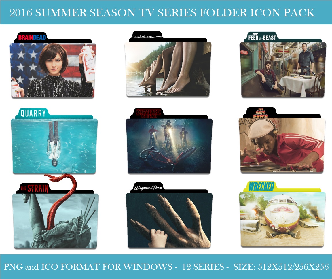2016 Summer Season (Tv Series Folder Icon Pack) by Llyr86 on DeviantArt