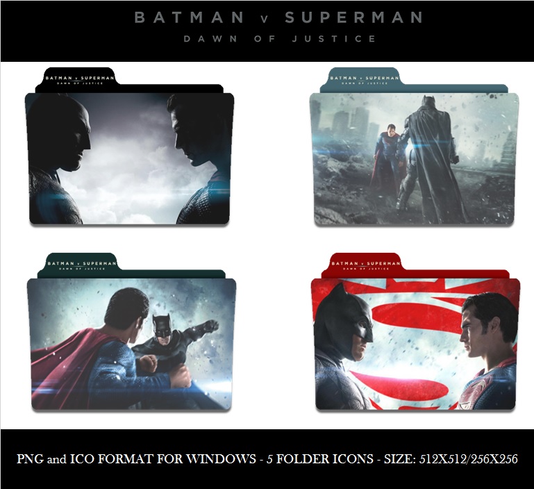 Batman V Superman (Folder Icon Pack) by Llyr86 on DeviantArt