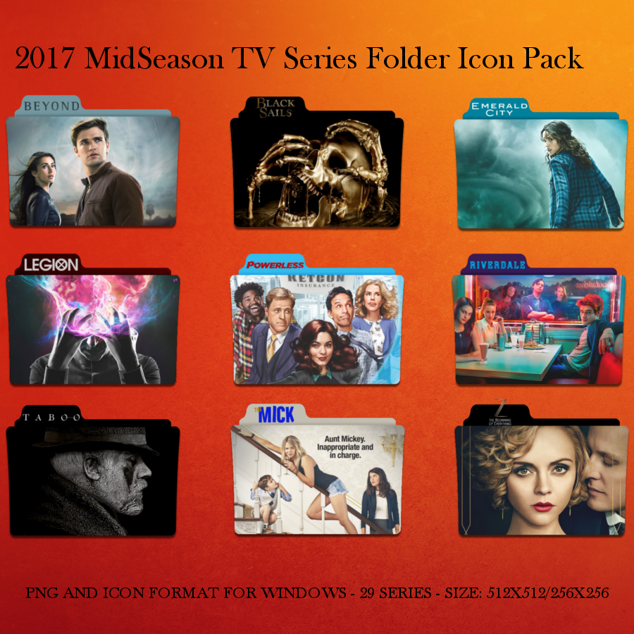 2017 MidSeason (TV Series Folder Icon Pack) by Llyr86 on DeviantArt