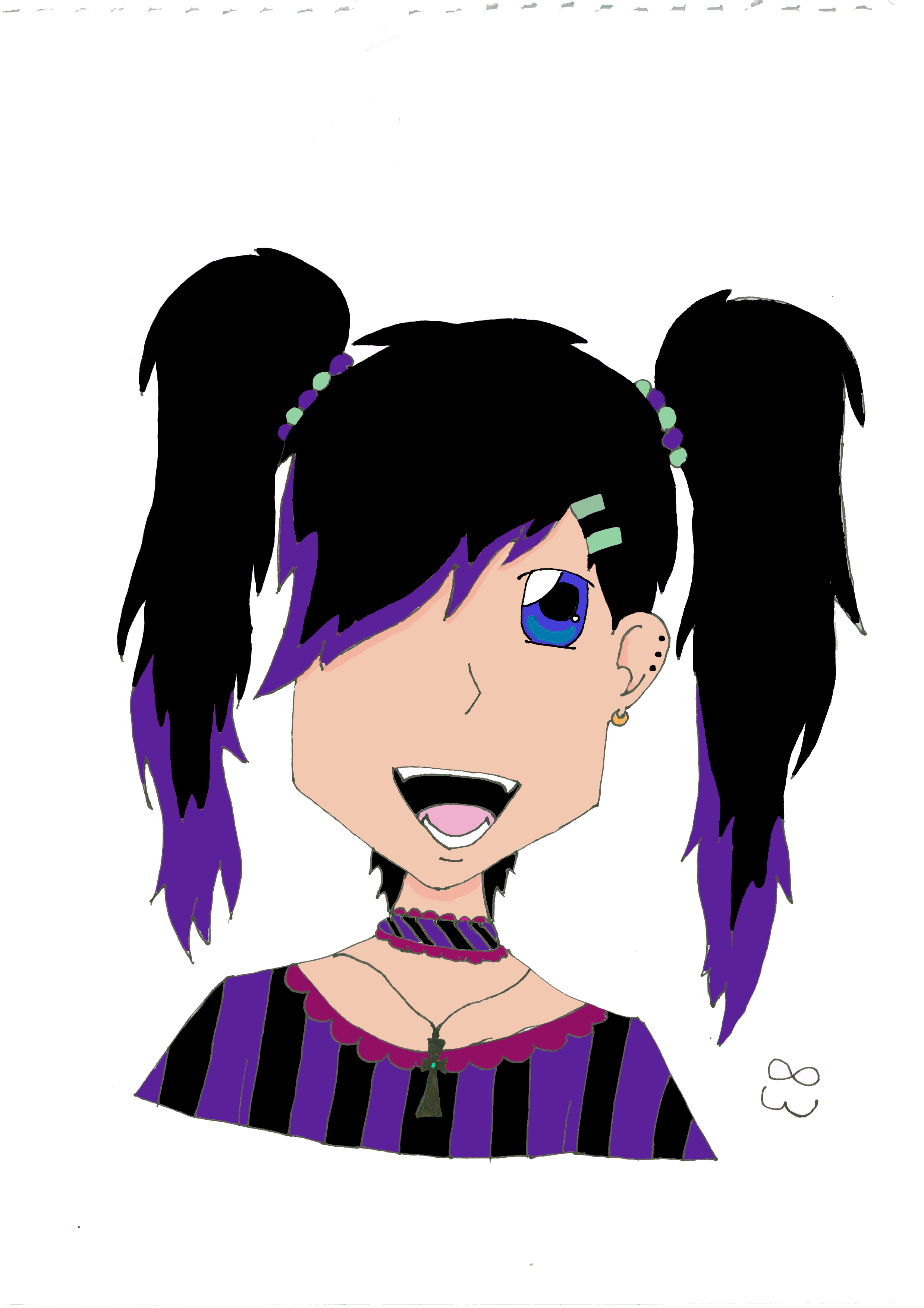 Blue Wolf Girl by hinata15hyuga on DeviantArt