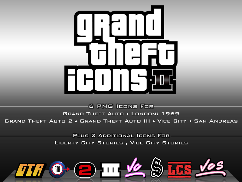 Grand Theft Icons II by SlimTrashman on DeviantArt