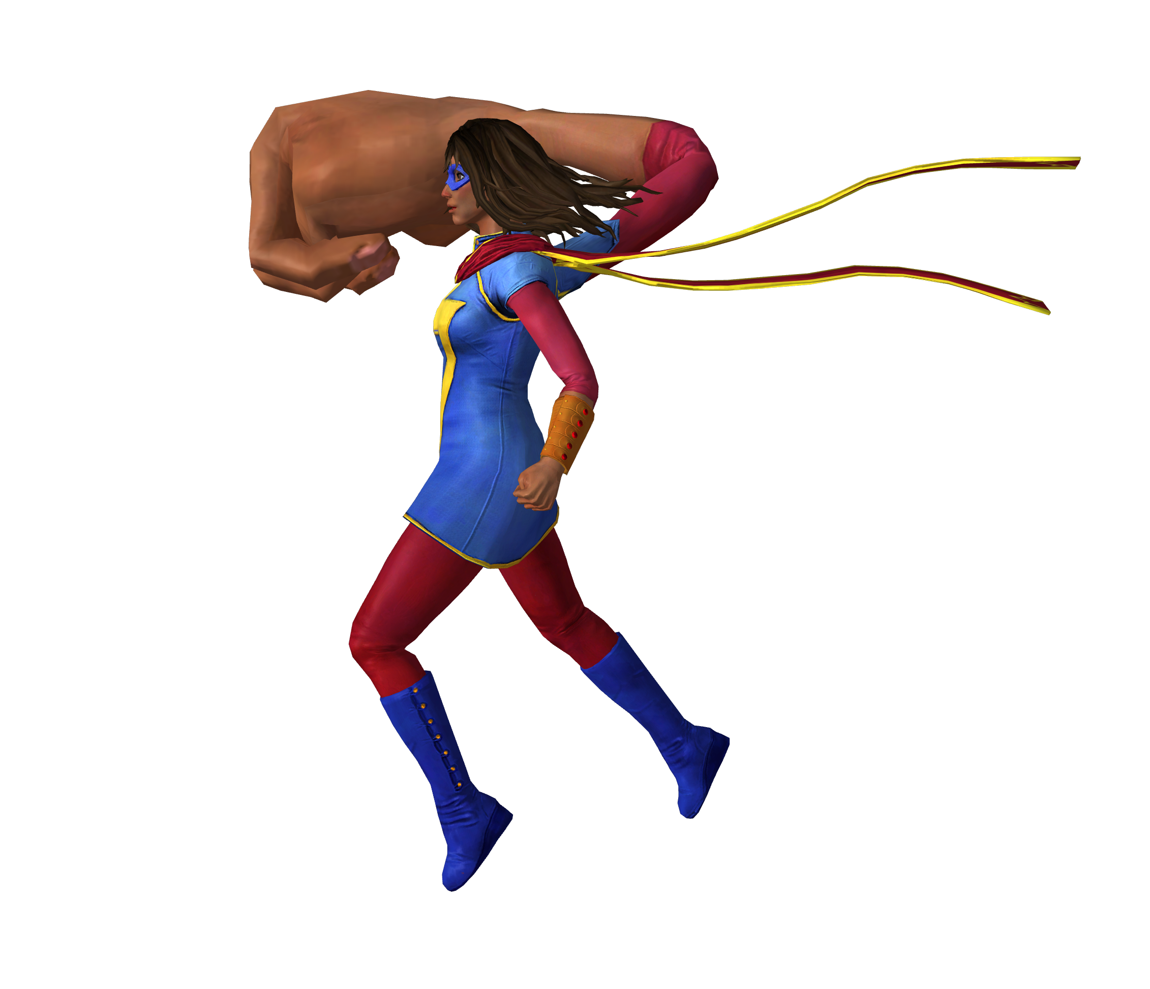 Kamala Embiggen Fist pose by SuperVegeta1986 on DeviantArt