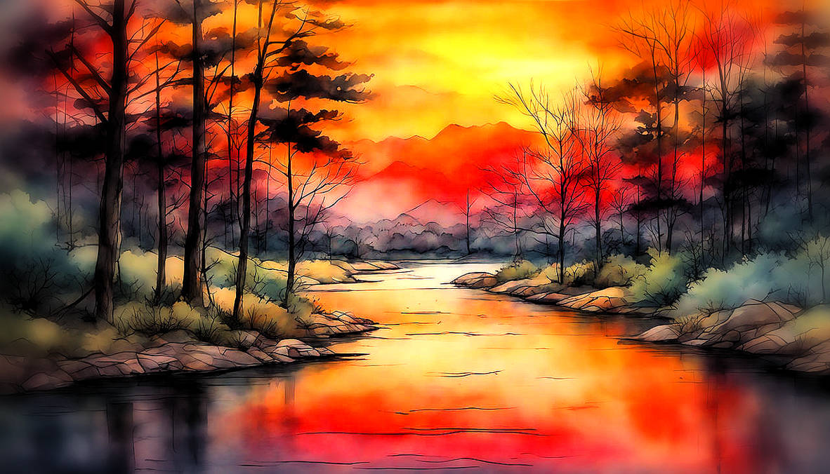 Japanese Sunset 1 by seankevinorourke on DeviantArt