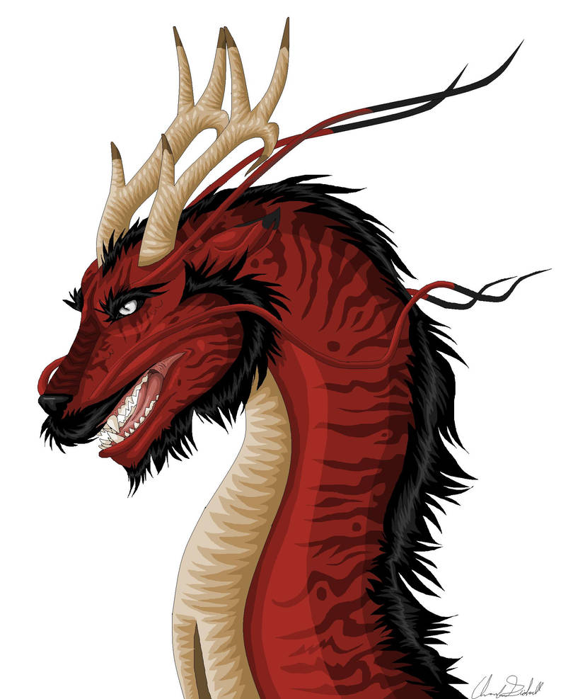 Miyamoto Gin Ming Dragon form by Tiyku on DeviantArt