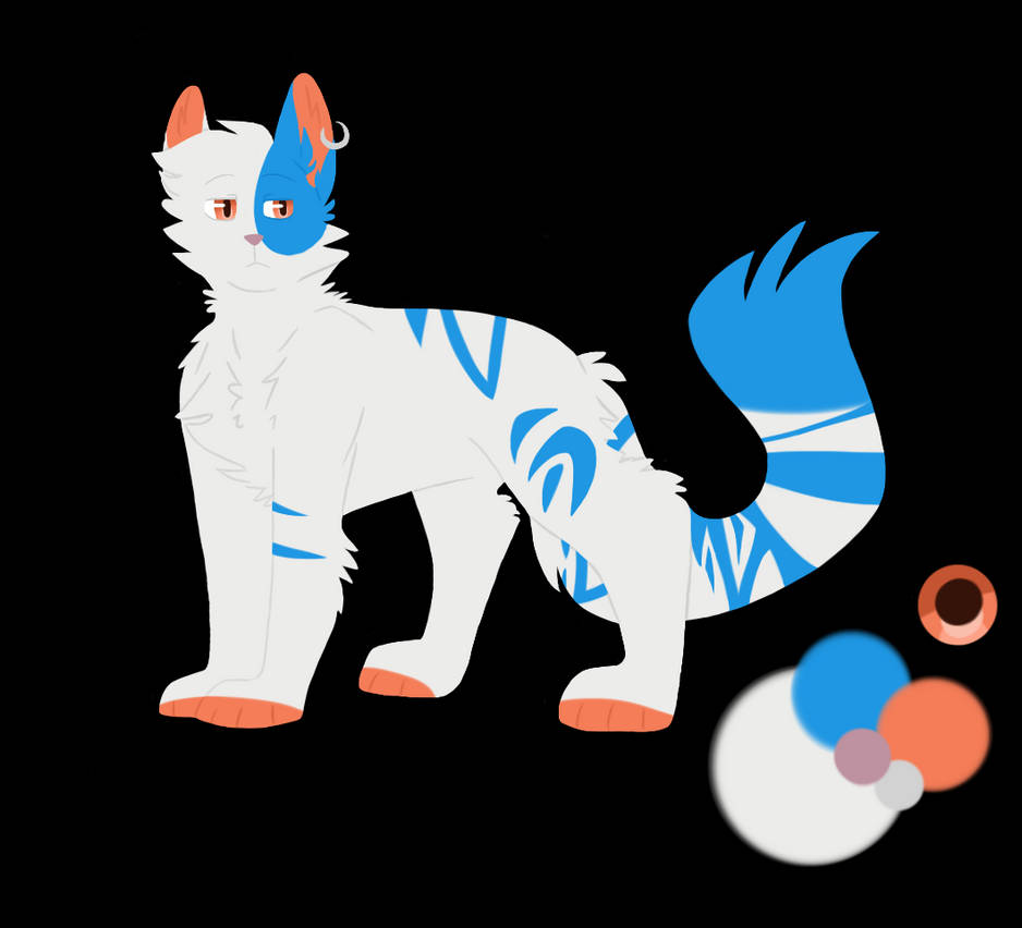 Blue Kitty by The-CheetahReta on DeviantArt