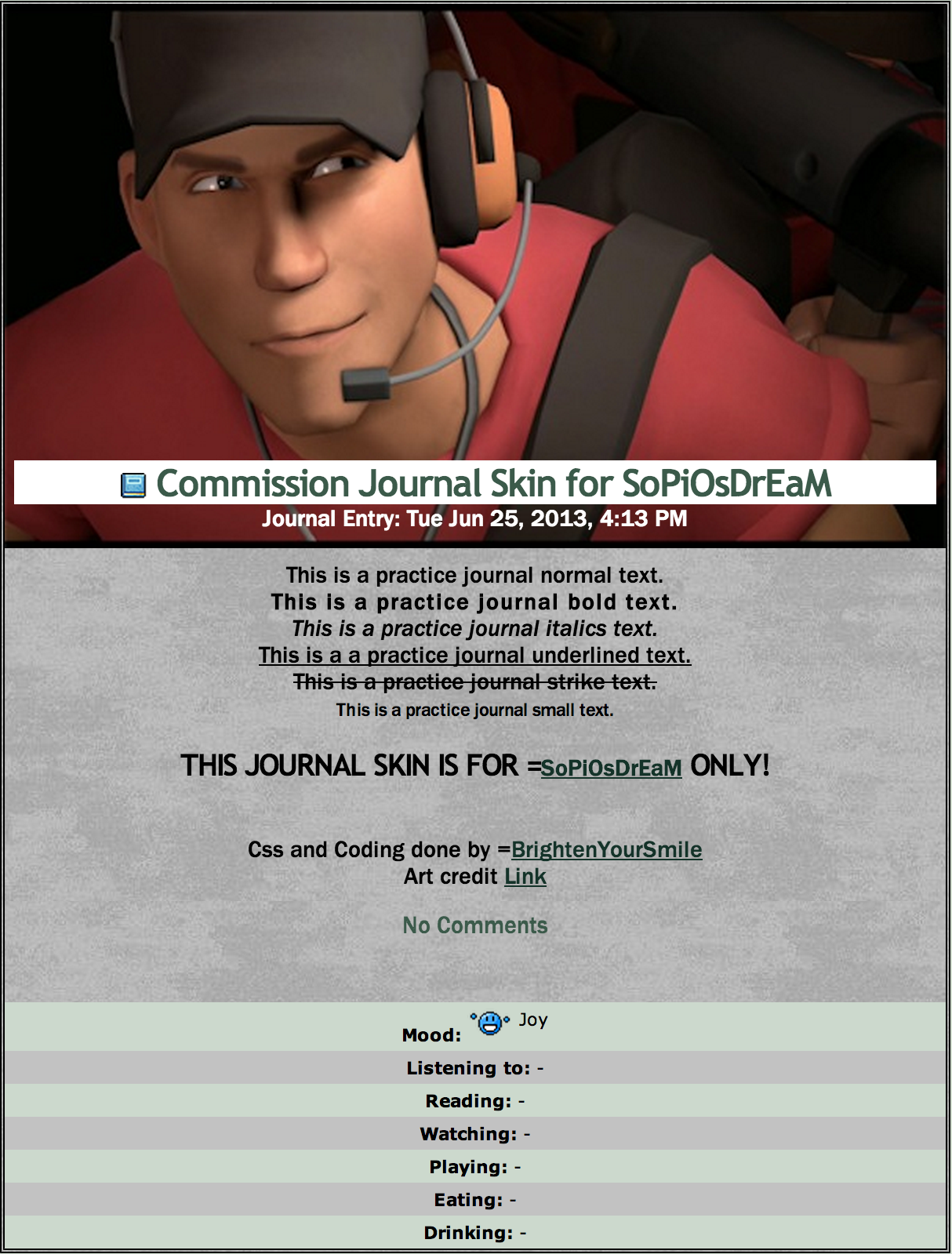Commission Journal Skin for SoPiOsDrEaM by bunnydesuuu on DeviantArt