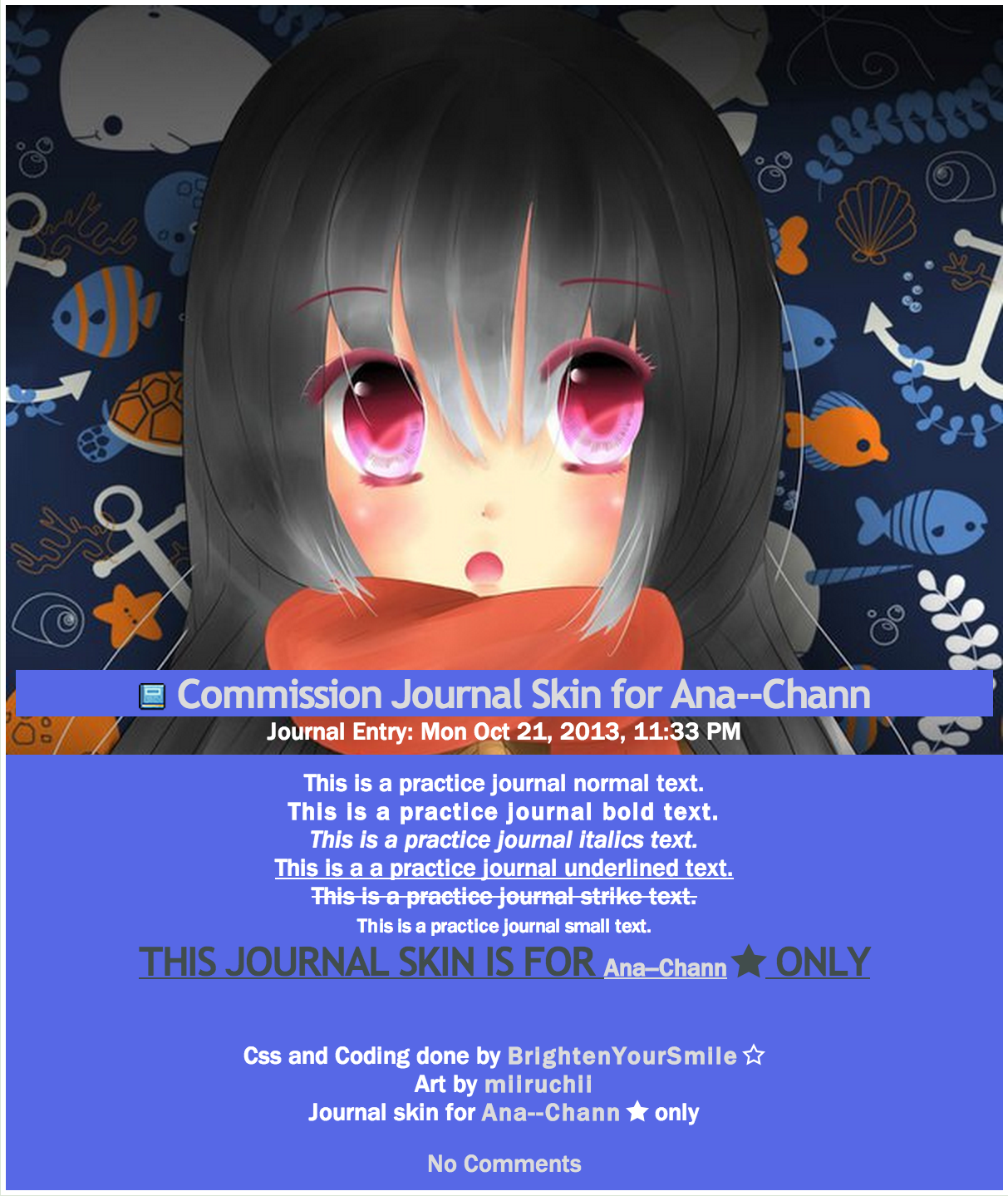 Commission Journal Skin OPEN by bunnydesuuu on DeviantArt