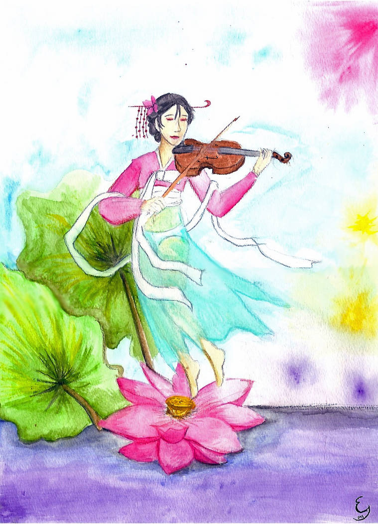 Viola Fairy by Yiliana on DeviantArt