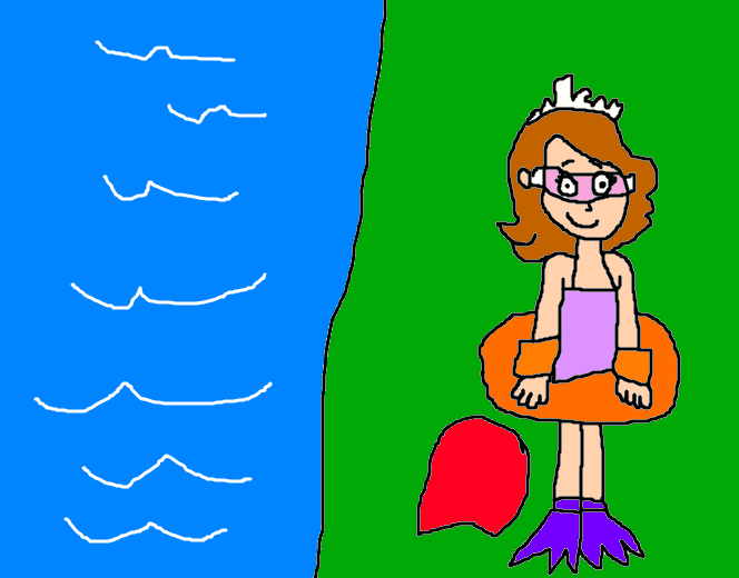 Sofia is Ready to Swim with the Mermaids by MJEGameandComicFan89 on ...