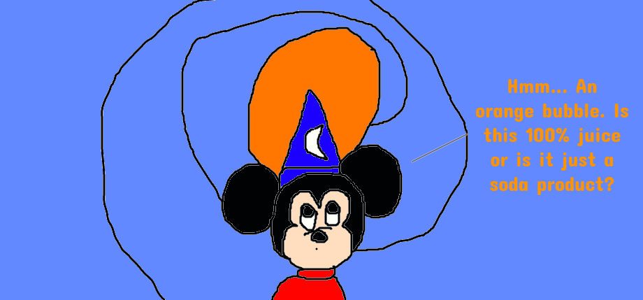 Mickey in a Whirlpool with an Orange Bubble by MJEGameandComicFan89 on ...