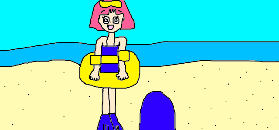 Cotton at the Beach by MJEGameandComicFan89 on DeviantArt