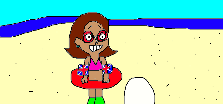 Penny Sanchez at the Beach in London, England by MJEGameandComicFan89 ...