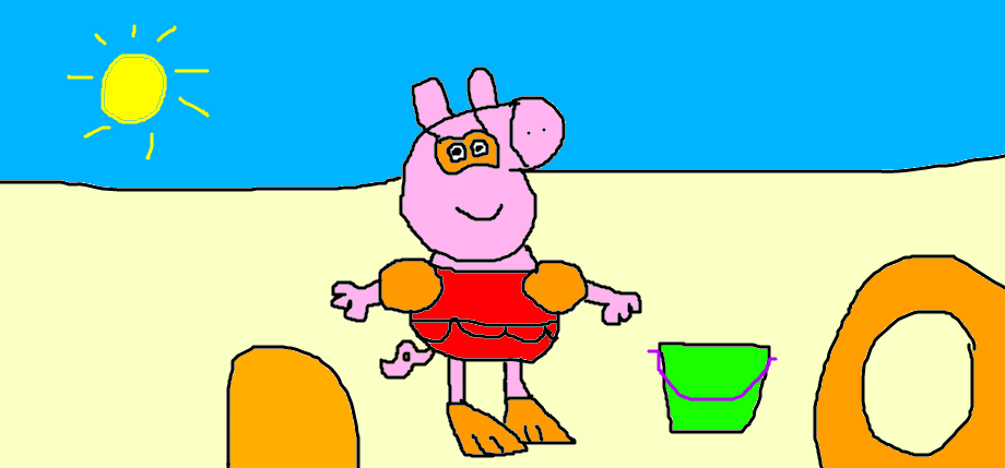 Peppa Pig at the Beach by MJEGameandComicFan89 on DeviantArt