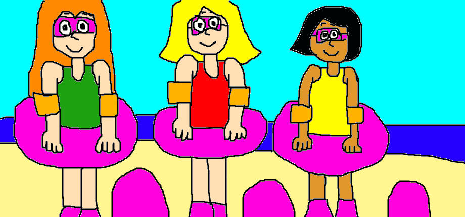 Totally Spies! at the Beach by MJEGameandComicFan89 on DeviantArt