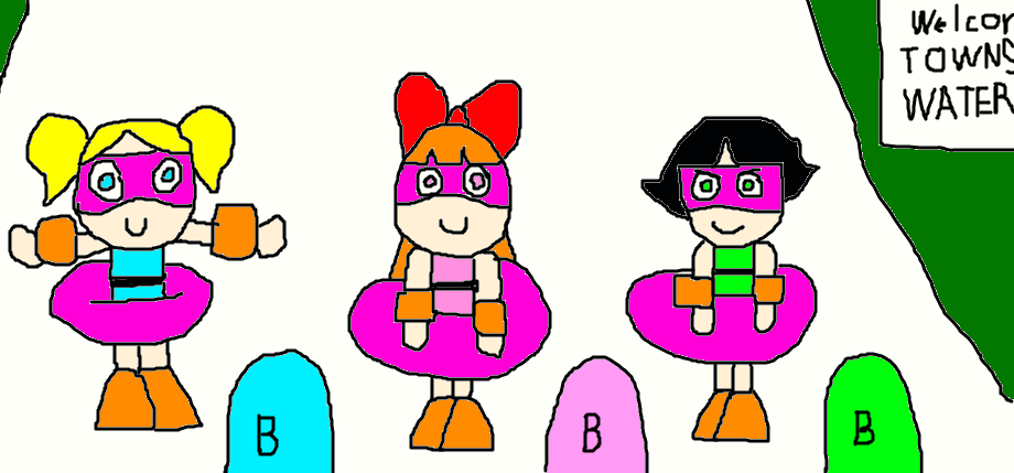 The Powerpuff Girls at the Water Park by MJEGameandComicFan89 on DeviantArt