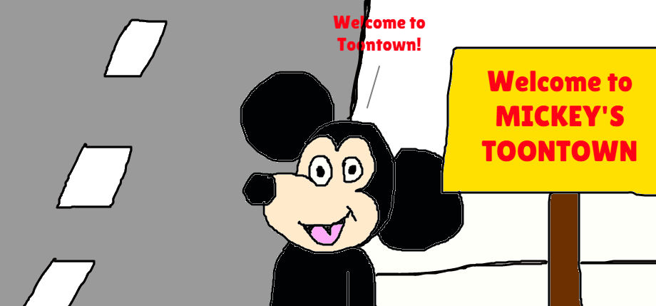 Mickey Welcoming Everyone to Toontown by MJEGameandComicFan89 on DeviantArt