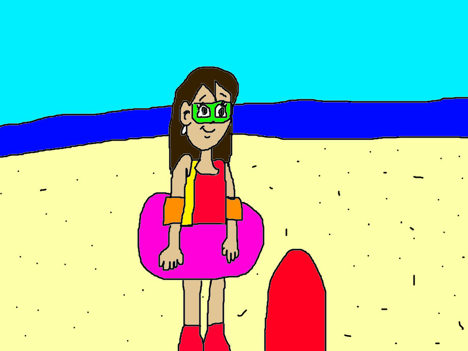 Alicia Marquez at the Beach by MJEGameandComicFan89 on DeviantArt