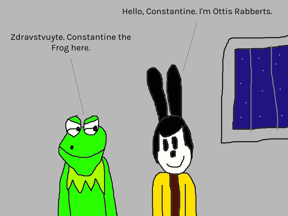 Ottis meets Constantine by MJEGameandComicFan89 on DeviantArt
