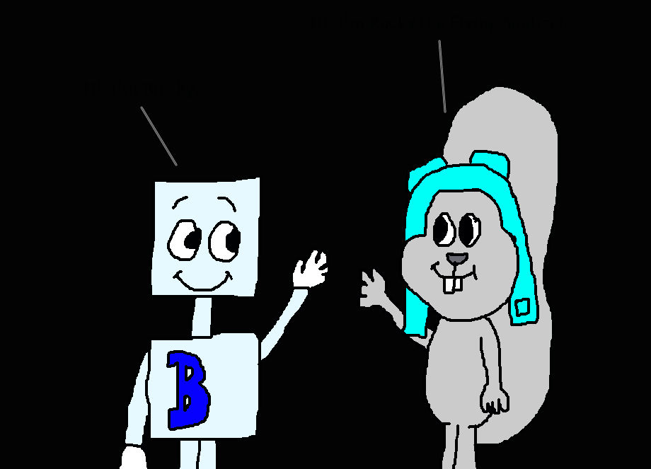 Rocky Meets Blocky by MJEGameandComicFan89 on DeviantArt