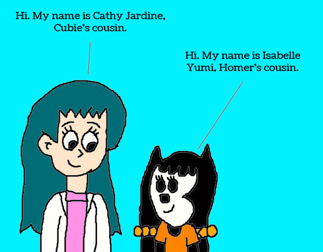 Cathy Meets Isabelle by MJEGameandComicFan89 on DeviantArt