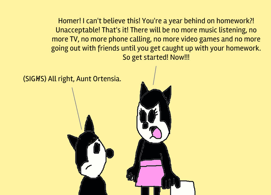 Homer is a Year Behind on Homework?! by MJEGameandComicFan89 on DeviantArt
