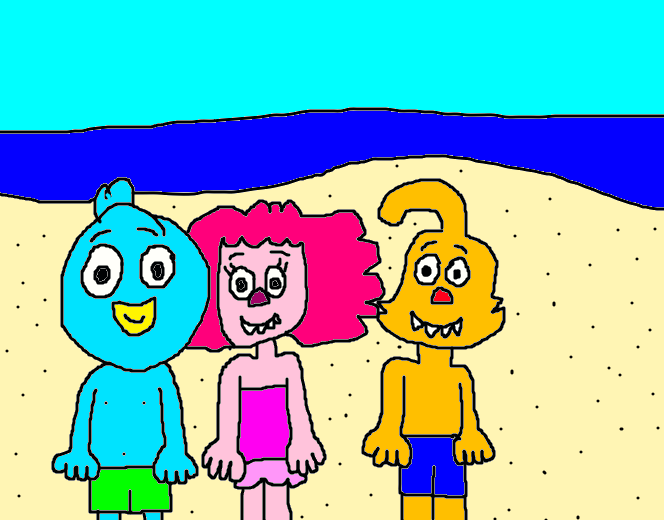 Harvey, Fee and Foo at Wetbark Lake by MJEGameandComicFan89 on DeviantArt