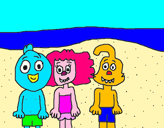 Harvey, Fee and Foo at Wetbark Lake by MJEGameandComicFan89 on DeviantArt