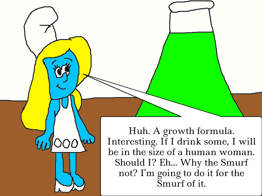 Smurfette Encounters the Growth Formula (Remake) by ...