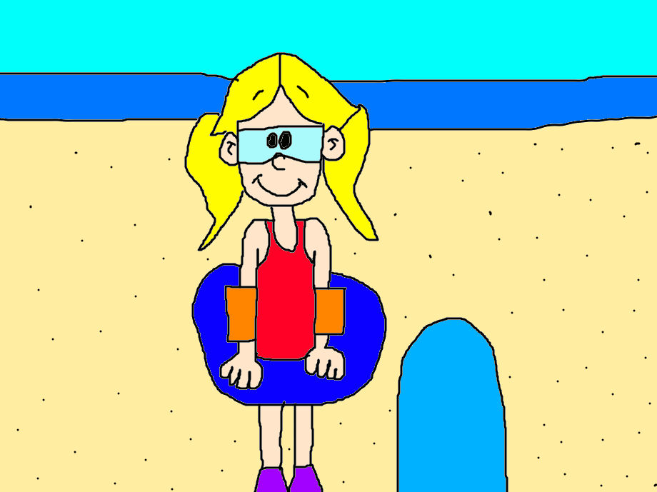 Gretchen Hasselhoff at the Beach by MJEGameandComicFan89 on DeviantArt