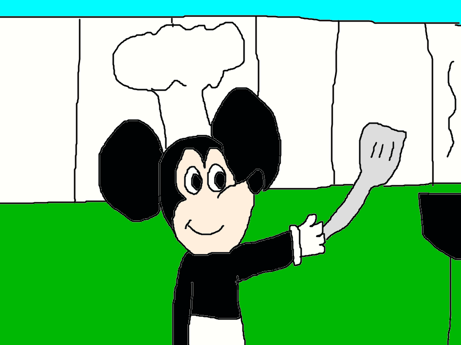 Mickey Mouse Grilling the Barbecue by MJEGameandComicFan89 on DeviantArt