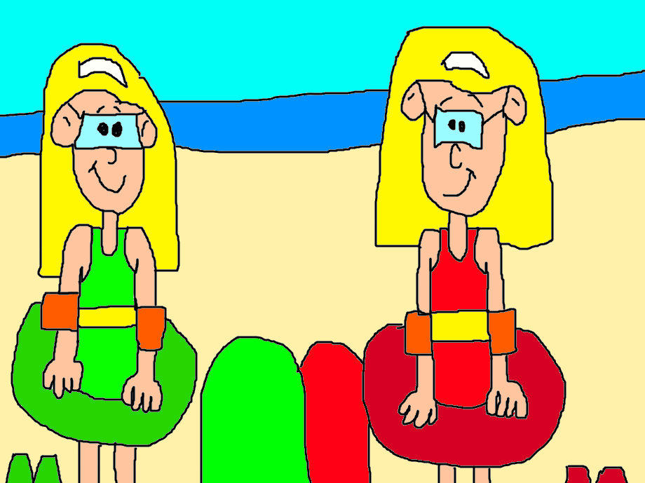 Ashley and Sidney Webber at the Beach by MJEGameandComicFan89 on DeviantArt
